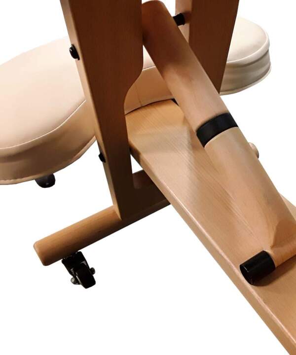 Affinity Ergonomic Hardwood Padded Kneeling Stool | Leisurequip