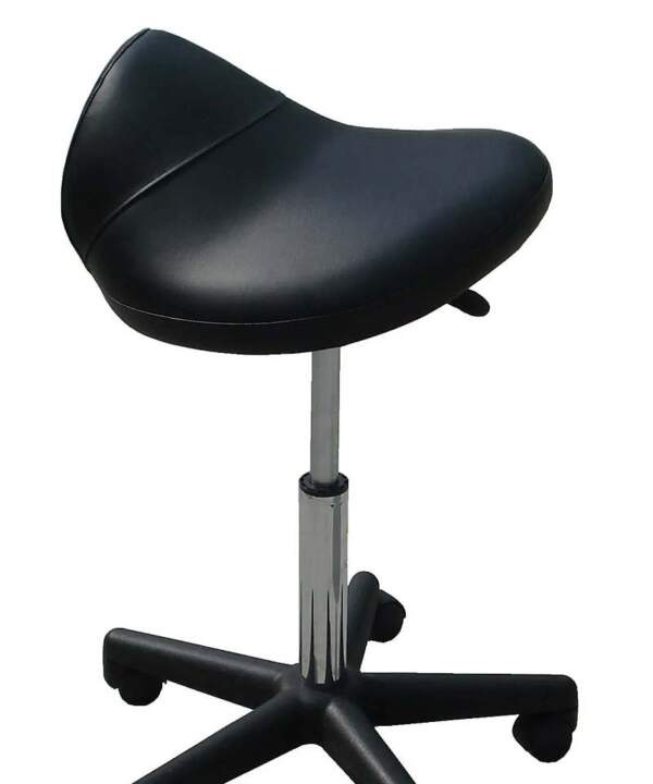 Affinity Gaslift Ergonomic Padded Therapist Saddle Stool | Leisurequip