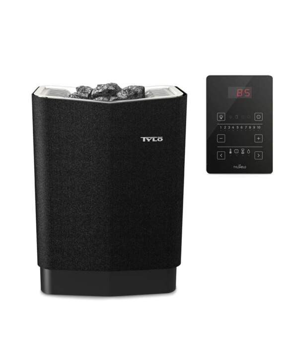 Tylo Sense Pure Sauna Heater Wireless Thermosafe Black | Leisurequip