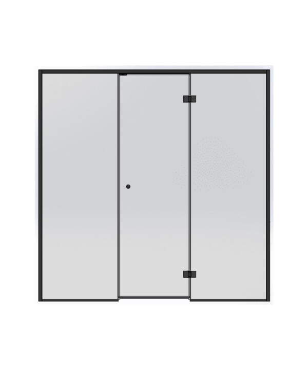 Tylo Stella Steam Column High Gloss Black Chrome Shower Details ...