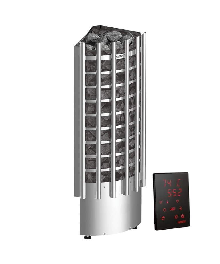 Harvia Glow Corner Sauna Heater E XE 6.8kW 9kW TRC70 TRC90 | Leisurequip