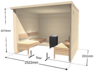 Design your own Sauna using the TyloHelo 3D Configurator App | Leisurequip