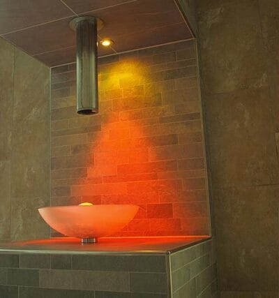 Bespoke Ice Fountains UK | Custom Built Indoor Ice Fountain Spa ...